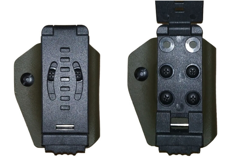 New belt attachment for single pouch and knife sheaths - Kydex Holsters